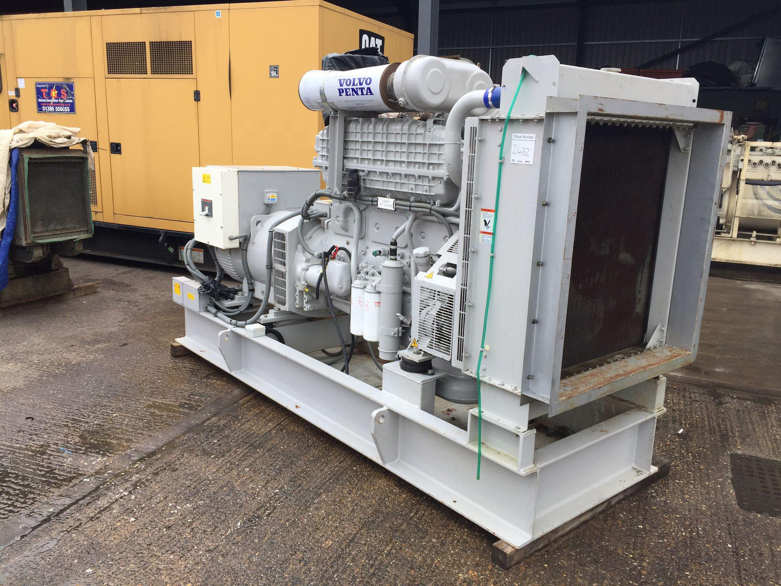 250KVA Broadcrown Volvo used generator