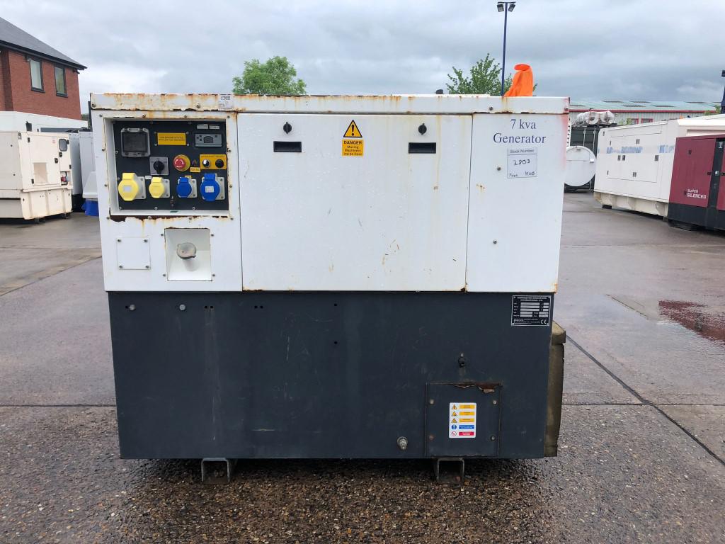 7KVA Harrington Generators Kubota used generator