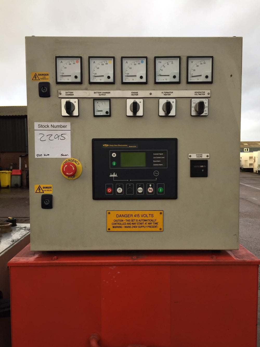 500KVA AJ Power Scania used generator